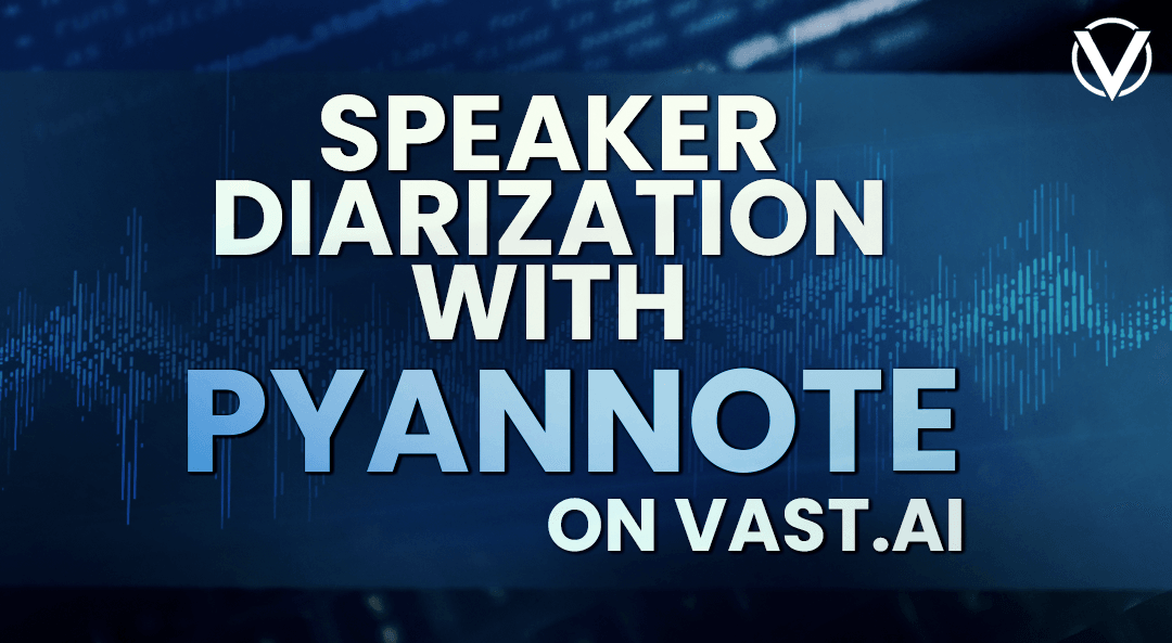 Speaker Diarization with Pyannote on VAST